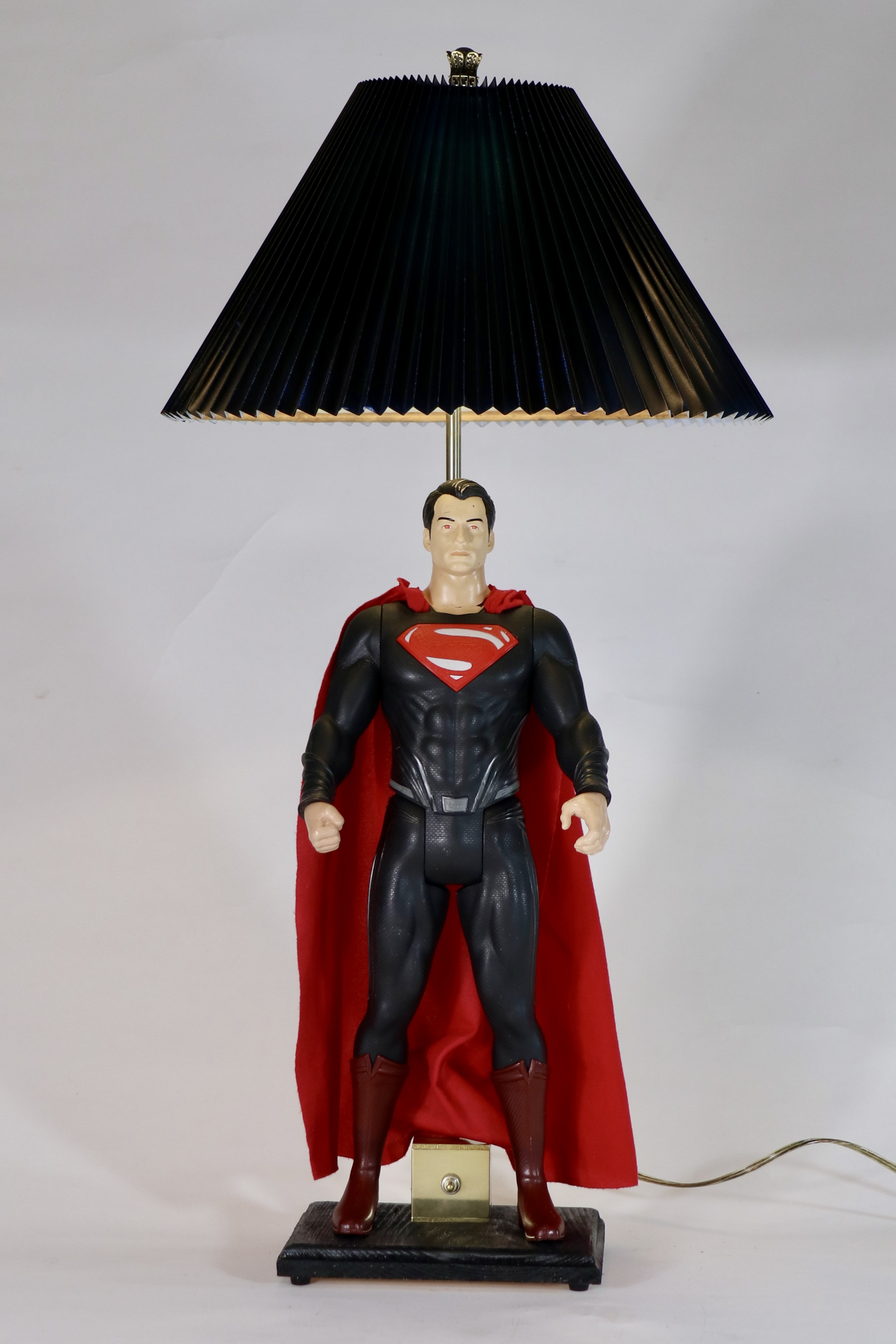 Superman Lamp – Upcycled Lamps by Jon Jensen