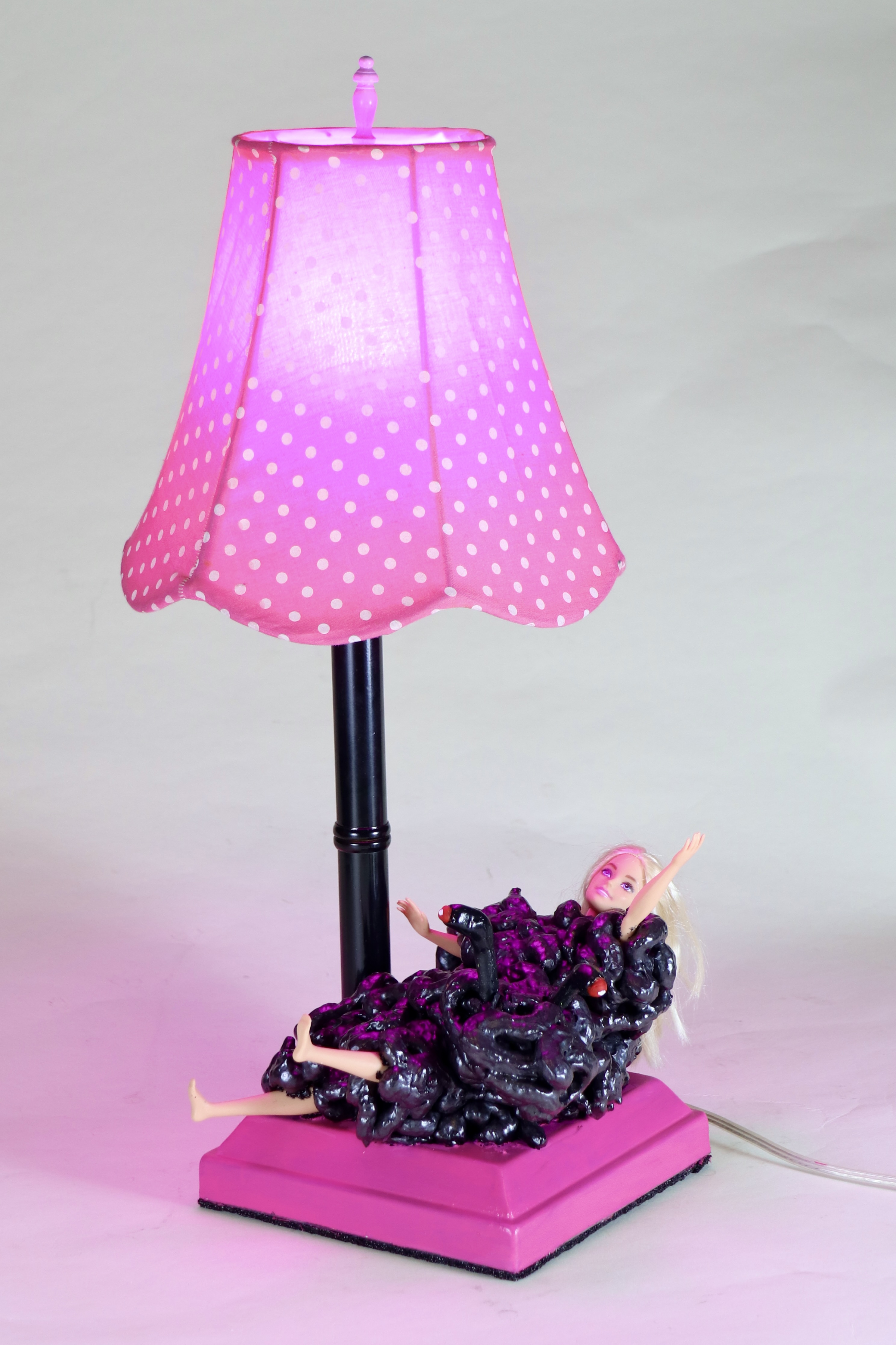 Barbie vs. The Blob Lamp – Upcycled Lamps by Jon Jensen
