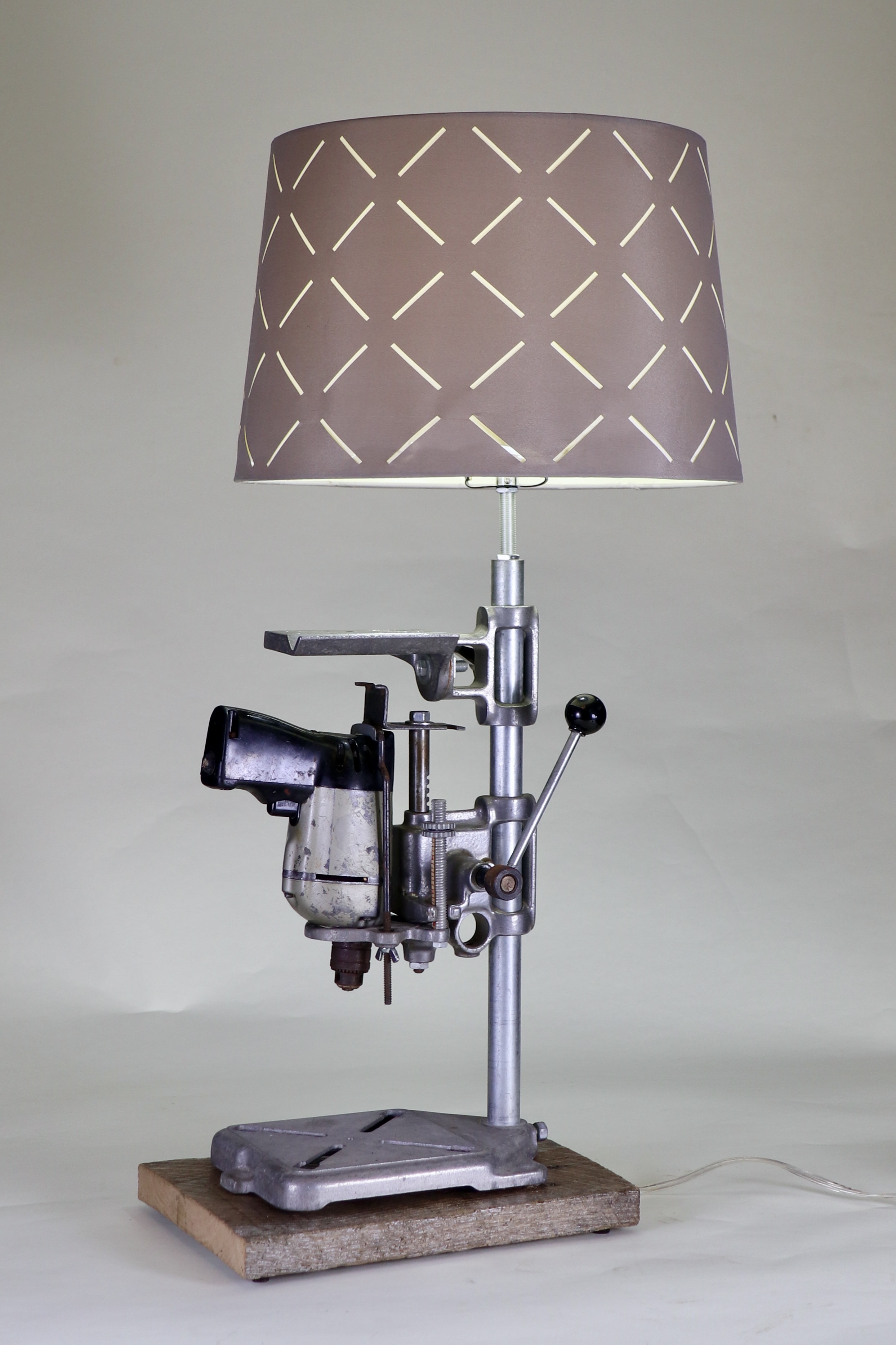 Drill Press Lamp – Upcycled Lamps by Jon Jensen